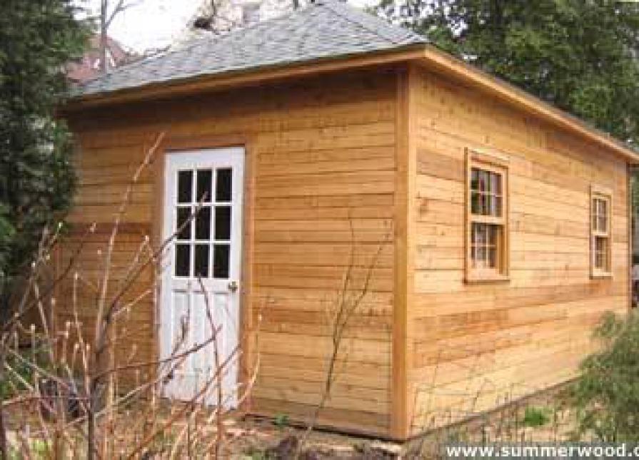 Cedar Archer 12X20 garage kit in Washington DC. ID number 1230.